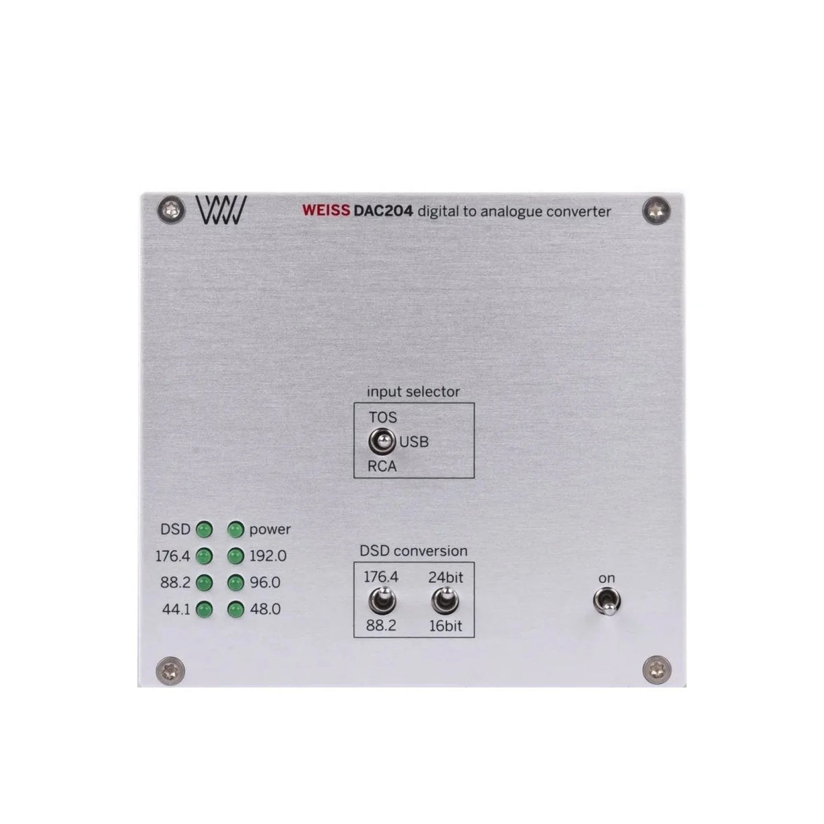 Weiss DAC204 Digital to Analog Convertor The Audio Co.